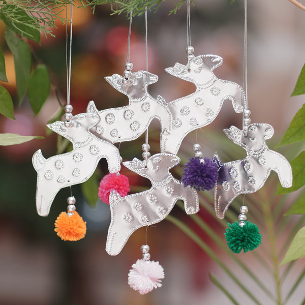 The Holiday Aisle® Radiant Reindeer Hanging Figurine Ornament | Wayfair