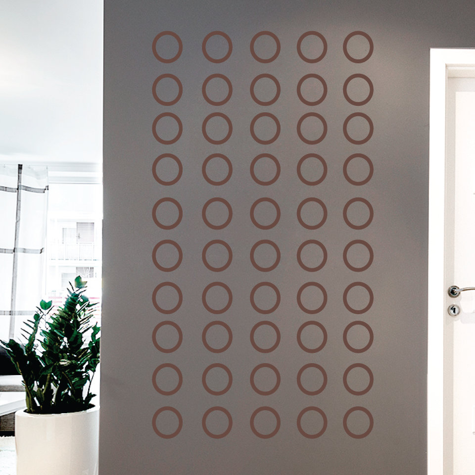 Wallums Wall Decor Contemporary Circles Wall Decal | Wayfair