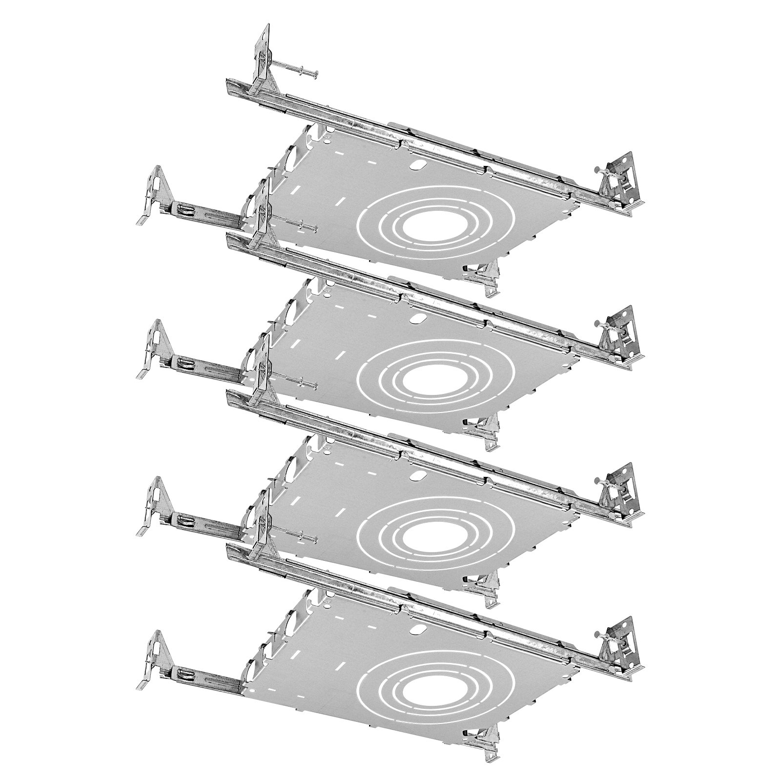 Luxrite Mounting Plate Extendable Hanger Bars New Construction Recessed ...