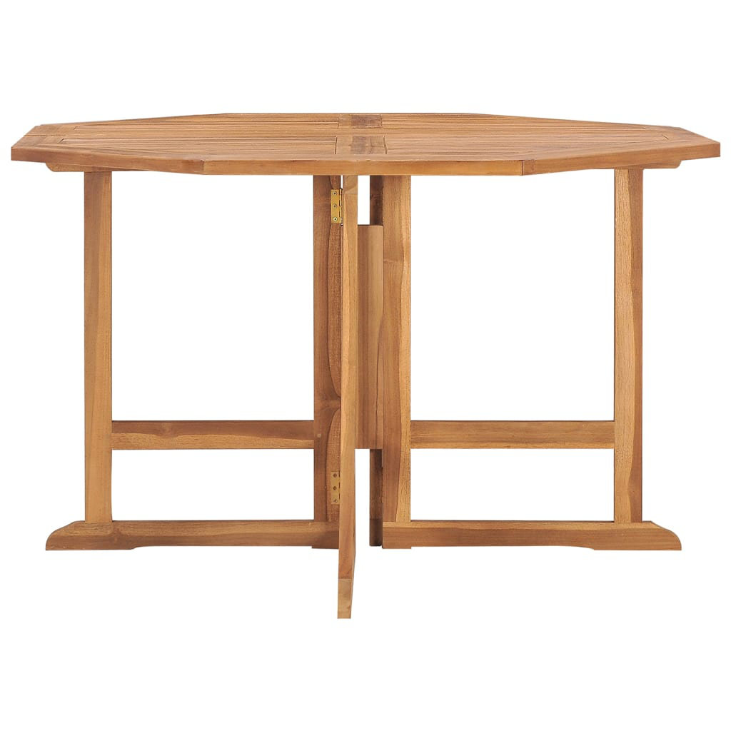 Vidaxl Folding Patio Dining Table 43.3"X43.3"X29.5" Solid Wood Teak ...