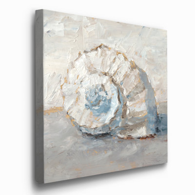 Highland Dunes Blue Shell Study III - Wrapped Canvas Print & Reviews ...