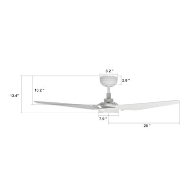 Latitude Run® 56'' Ceiling Fan with LED Lights & Reviews | Wayfair