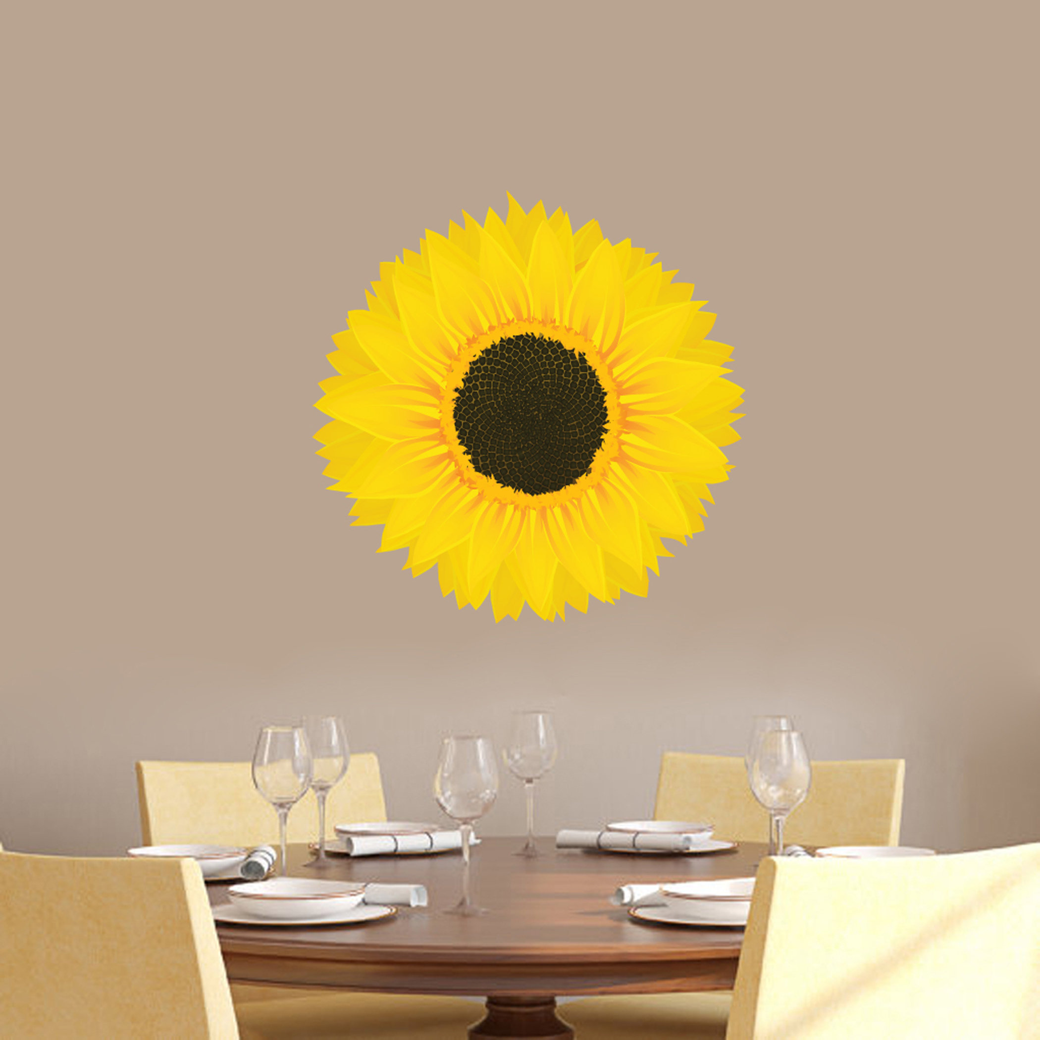SweetumsWallDecals Sunflower Printed Wall Decal & Reviews | Wayfair