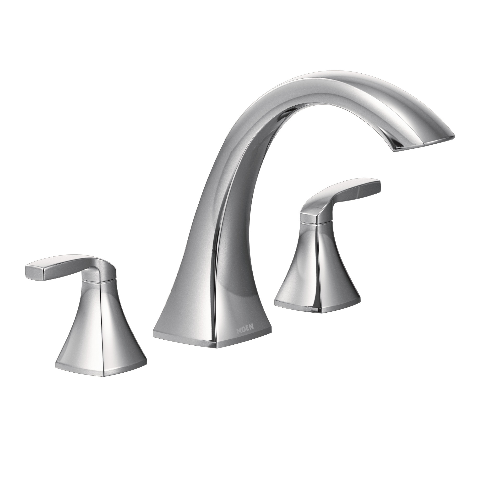 Moen Voss Double Handle Deck Mounted Roman Tub Faucet Trim, Valve Required & Reviews - Wayfair ...