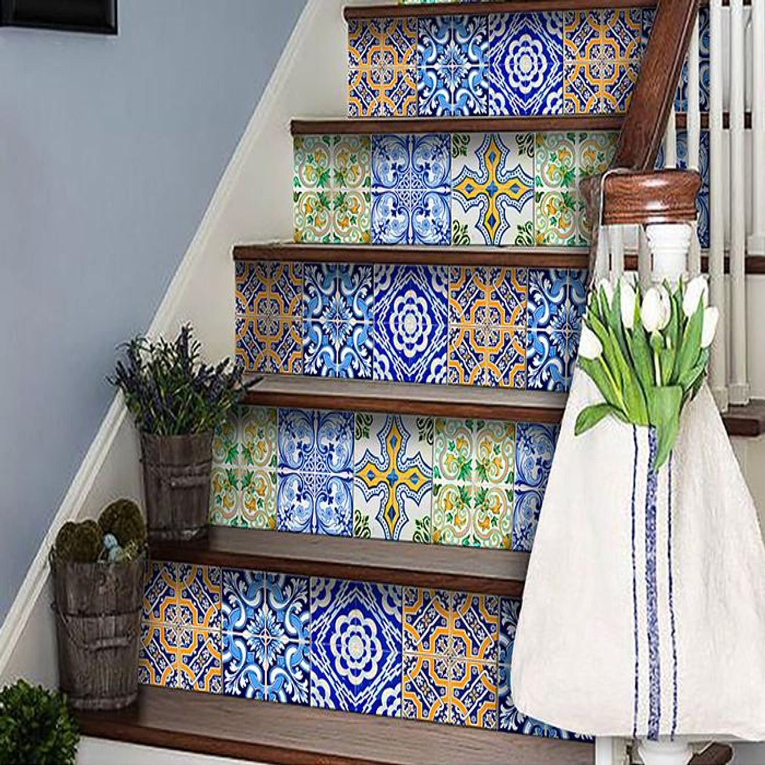 HomeRoots Lima Vinyl Peel & Stick Mosaic Tile | Wayfair