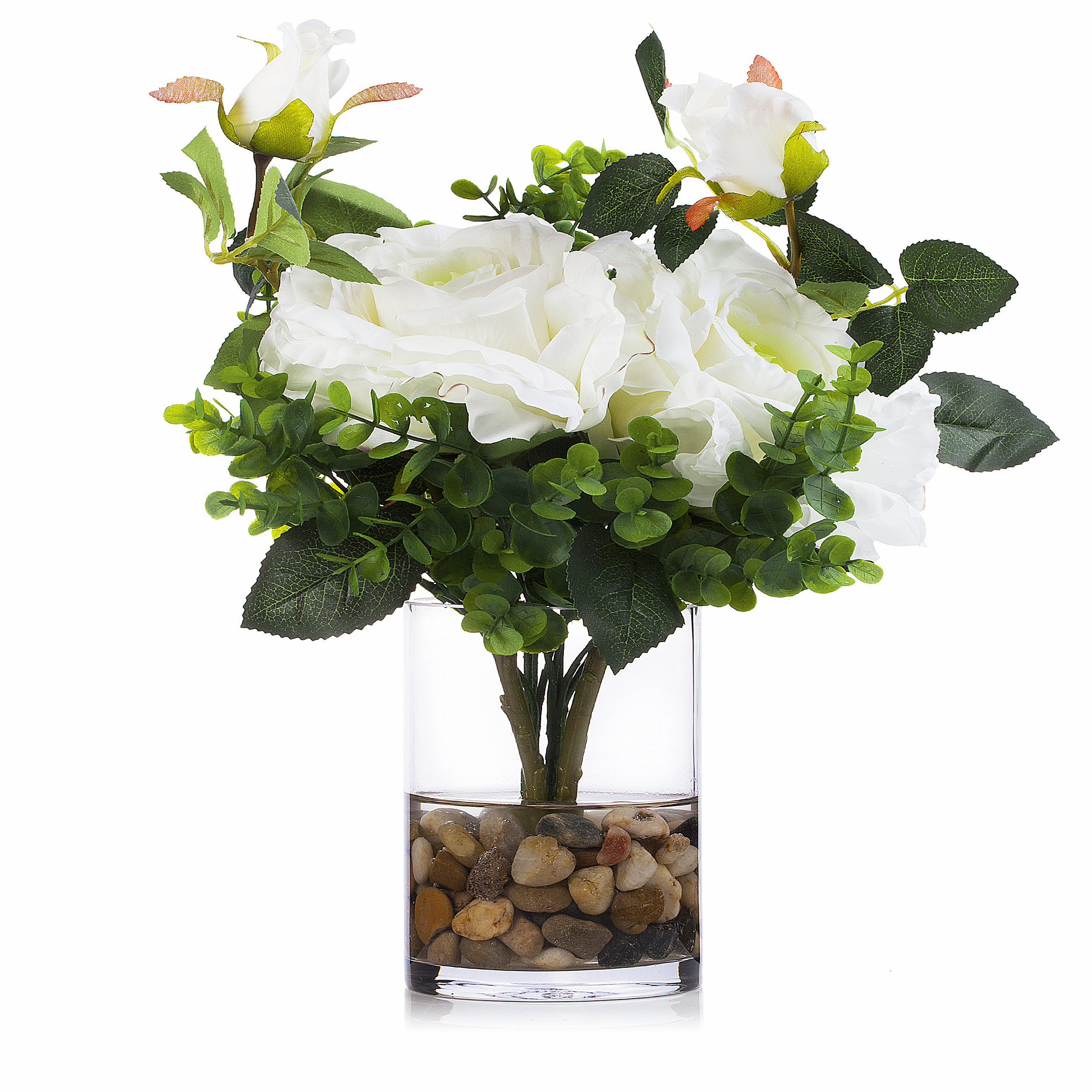 Primrue Silk Mixed Centerpieces in Vase | Wayfair