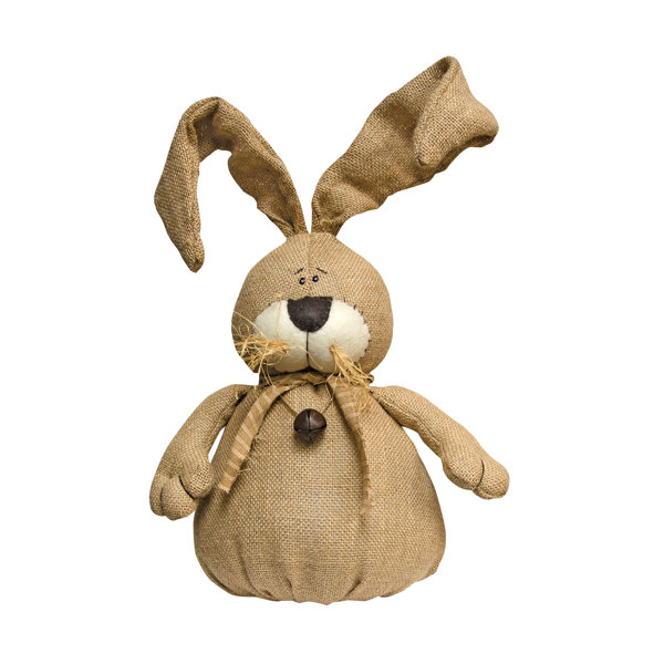 The Holiday Aisle® Wilmer Burlap Bunny | Wayfair