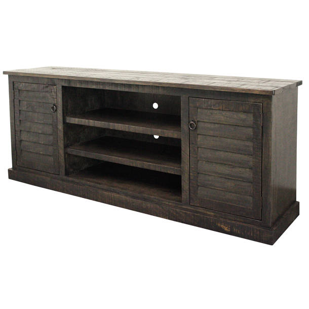 Dovetail Furniture Montoya 84-Inch Reclaimed Pine And Iron 4-Door ...
