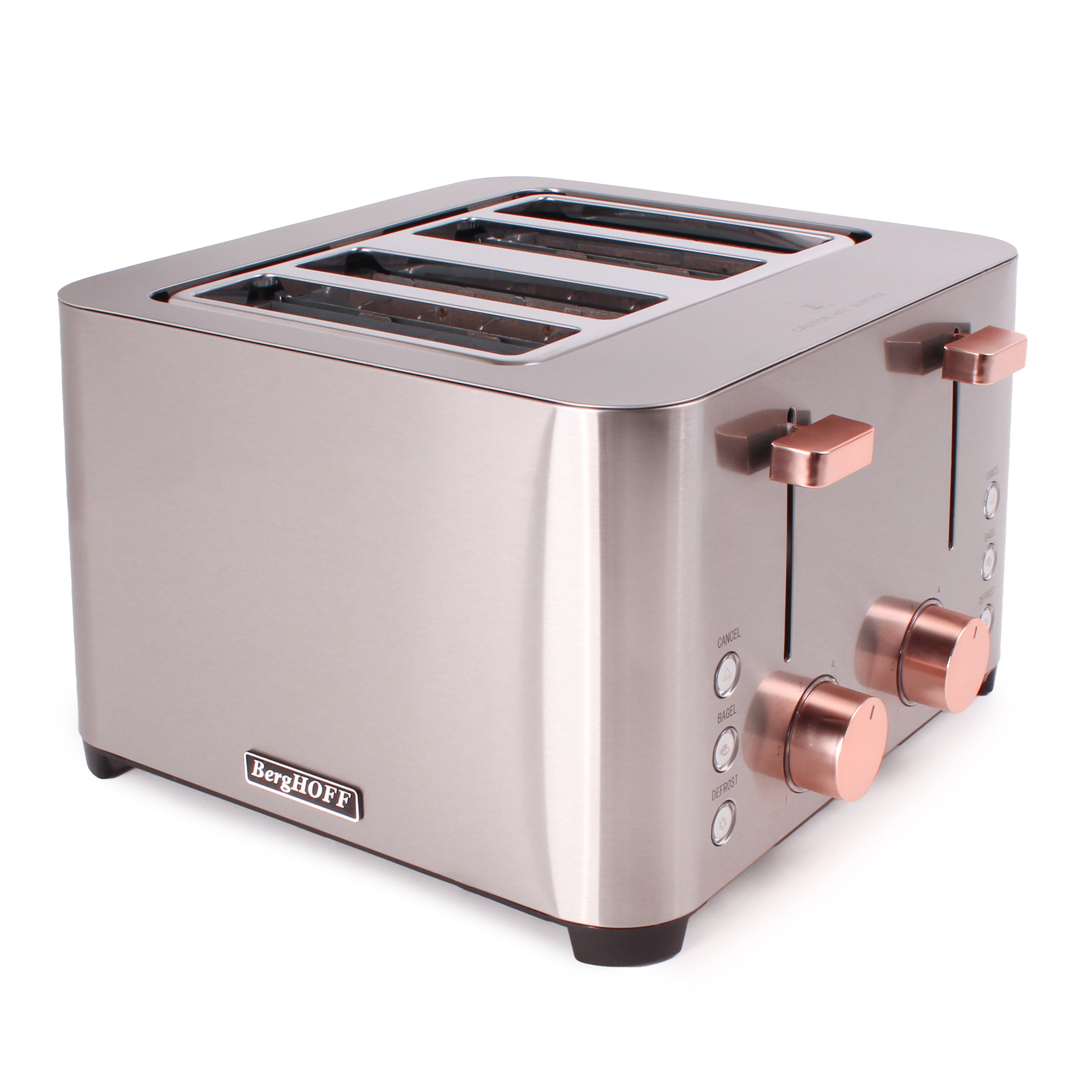 BergHOFF Ouro Gold 4 Slice SS Toaster 1500W | Wayfair