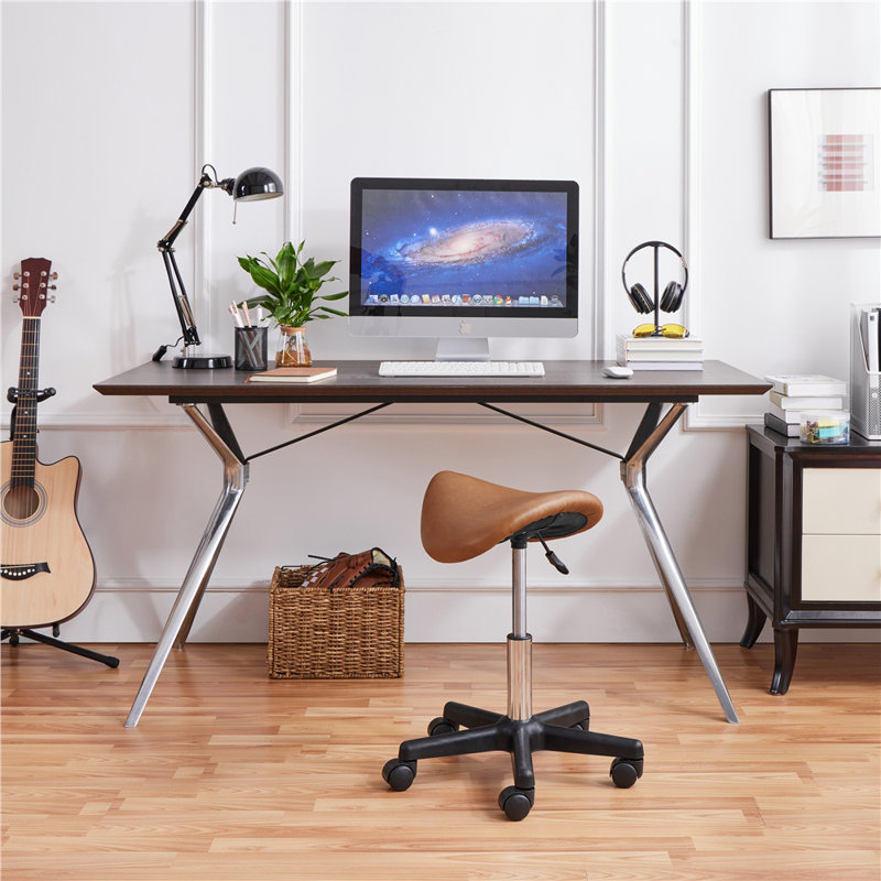 Inbox Zero Krail Hydraulic Height Adjustable Lab Stool | Wayfair