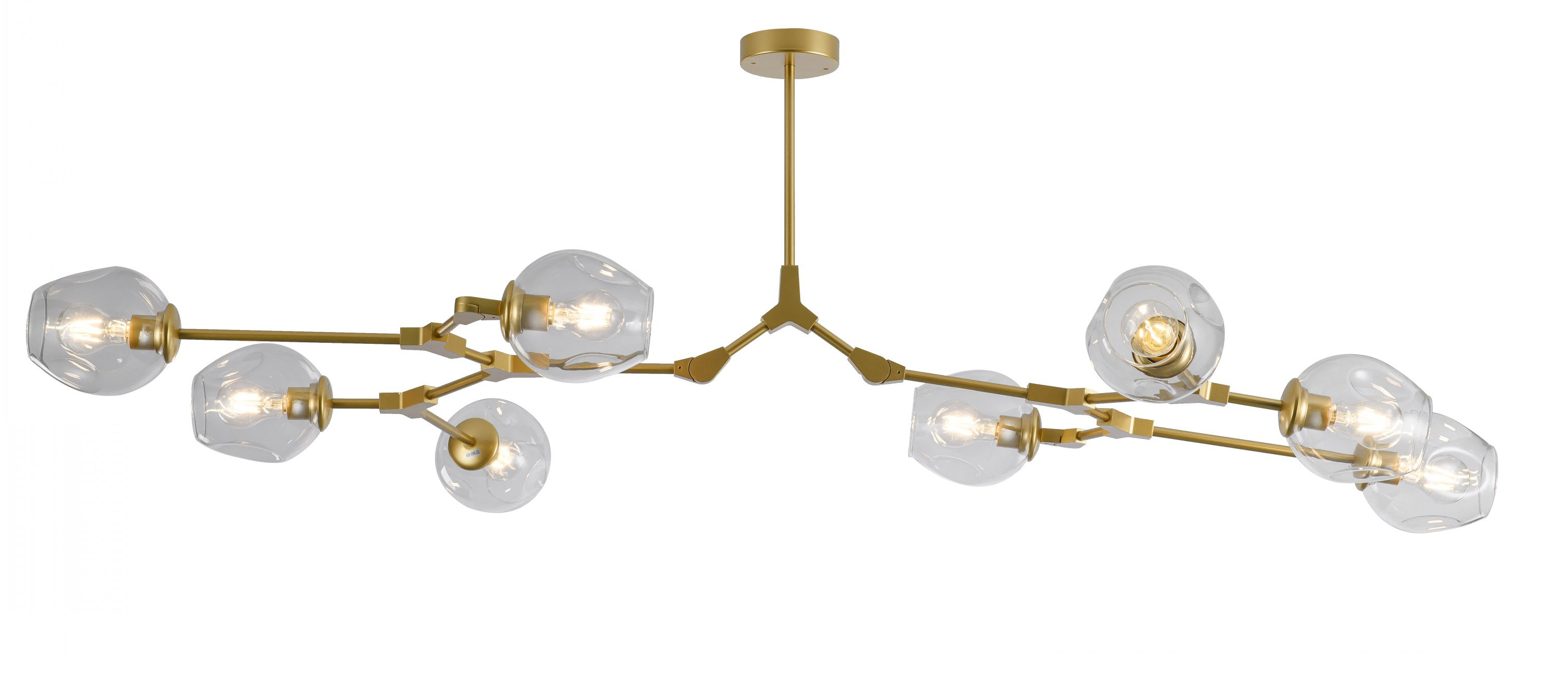 George Oliver Eilers 8 - Light Dimmable Sputnik Modern Linear ...
