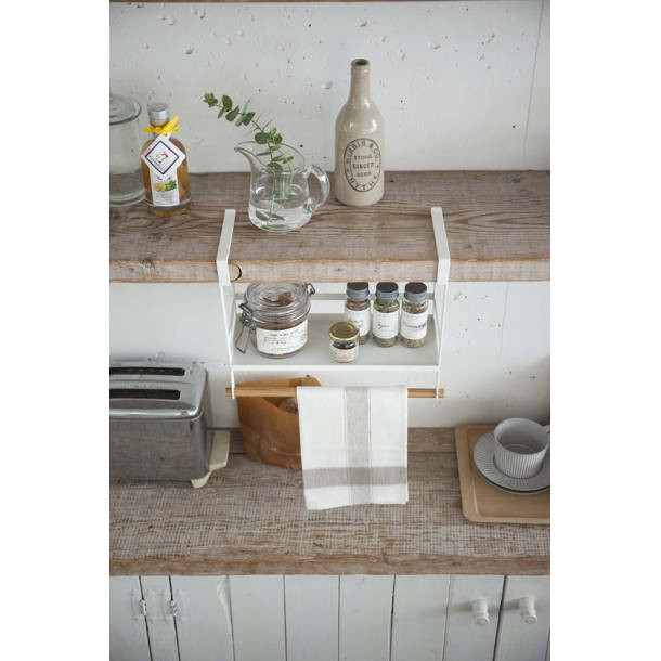 Yamazaki USA Tosca Yamazaki Home Wood-Top Stackable Kitchen Rack ...