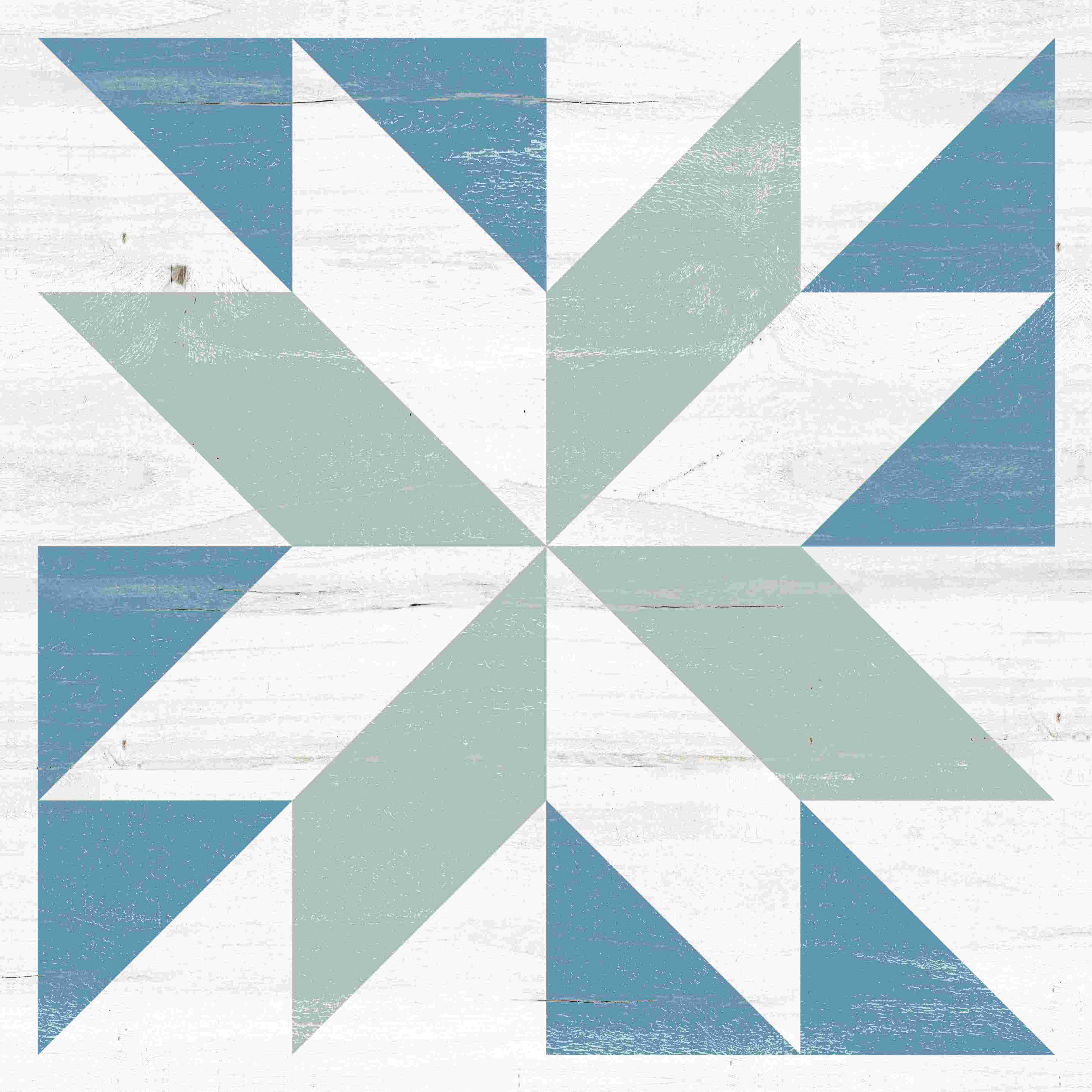 August Grove® Soft Barn Quilt 2 - Wrapped Canvas Print | Wayfair