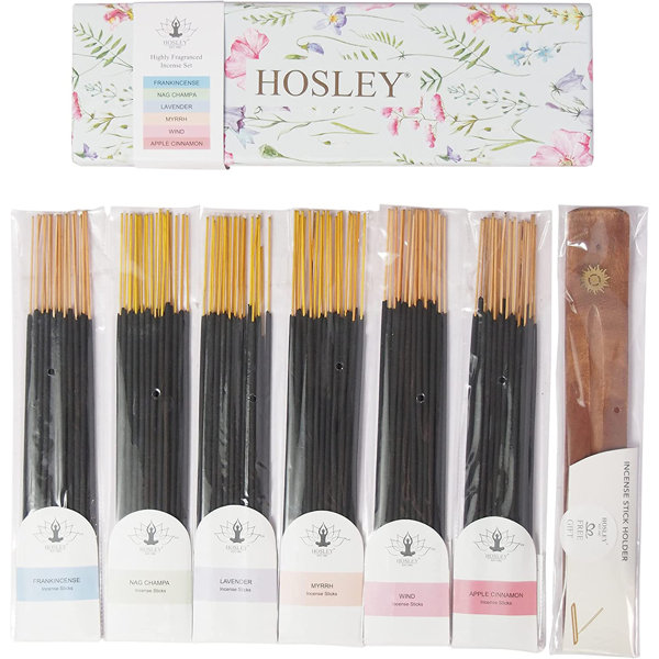 HG Global Assorted Incense Sticks and Holder | Wayfair