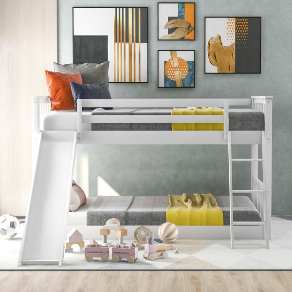 Harriet Bee Dheftera Twin Over Twin Standard Bunk Bed by Harriet Bee ...