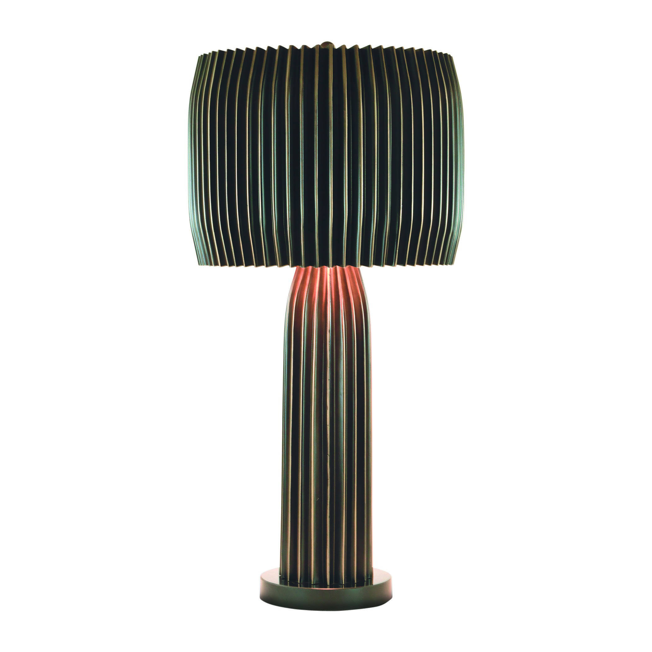 Studio A Crimp Table Lamp-Bronze | Perigold