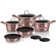Kinghoff Berlinger Haus BH-6043 I-Rose Granite Pots | Wayfair.co.uk