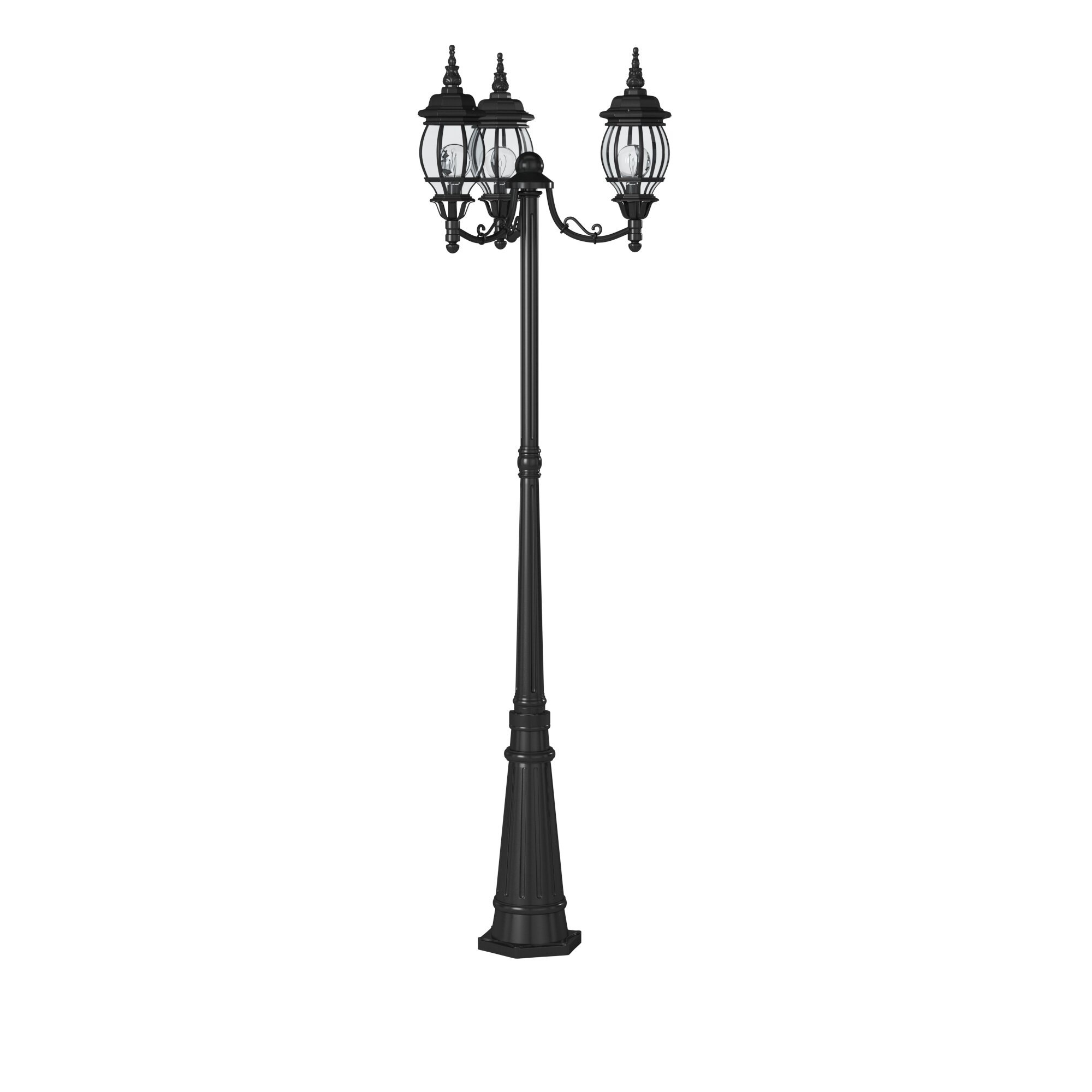 Astoria Grand Zimmermann Beveled Lamp Post (Full) & Reviews | Wayfair