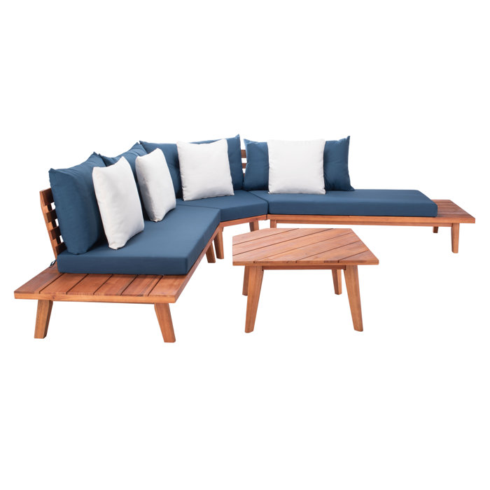 George Oliver Butrus 5 - Person Outdoor Seating Group with Cushions ...