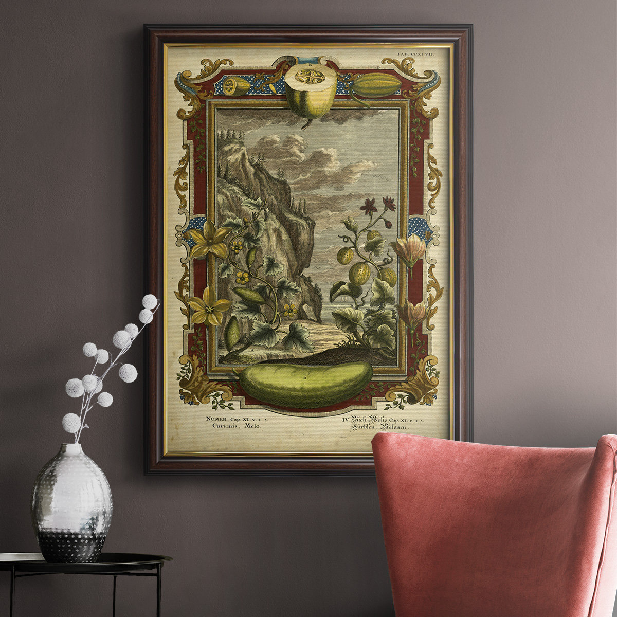 Astoria Grand Genesis Fruits I - Picture Frame Painting on Canvas | Wayfair