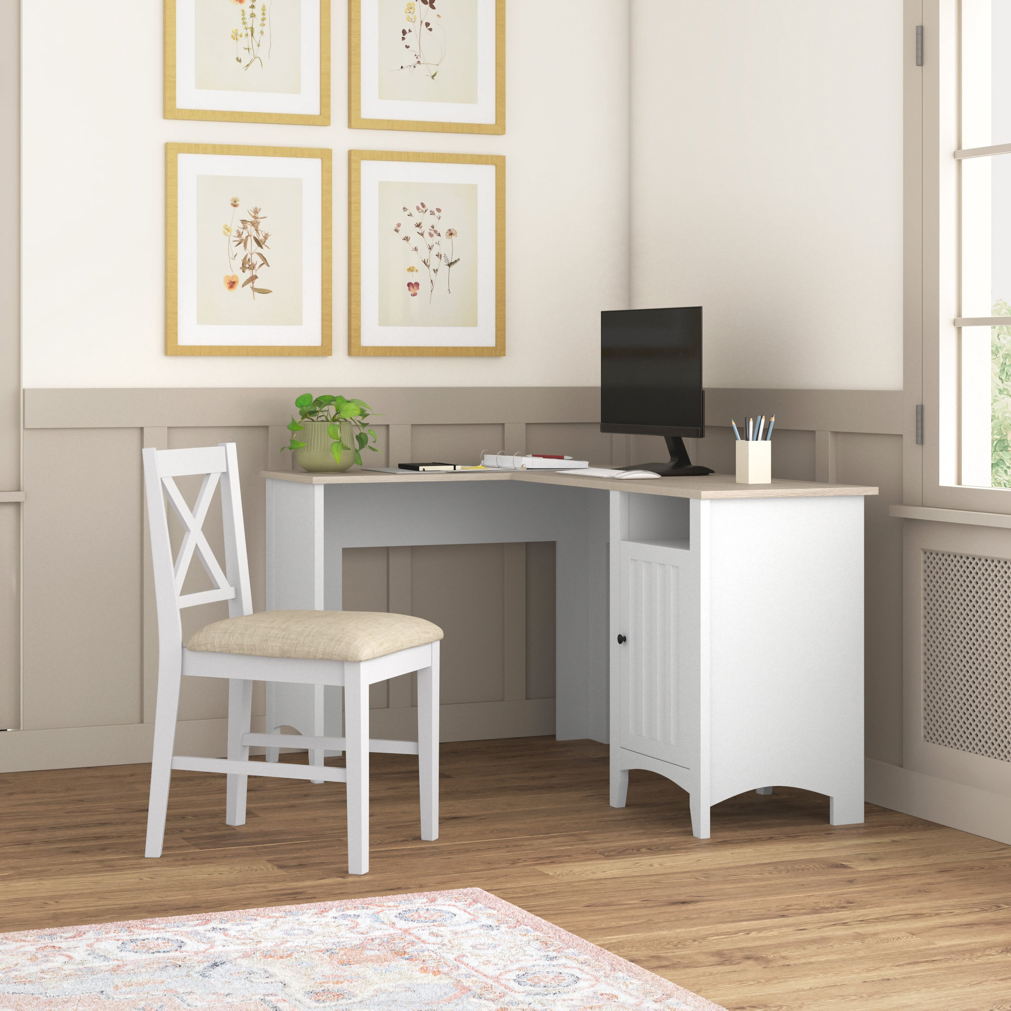 Lark Manor 55'' Desk & Reviews | Wayfair