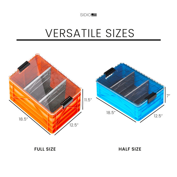 SIDIO Corp. Sidio Crate Pro Pack - Two Full Size And One Half Size ...
