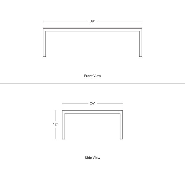 Blu Dot Skiff Metal Outdoor Coffee Table & Reviews | Wayfair