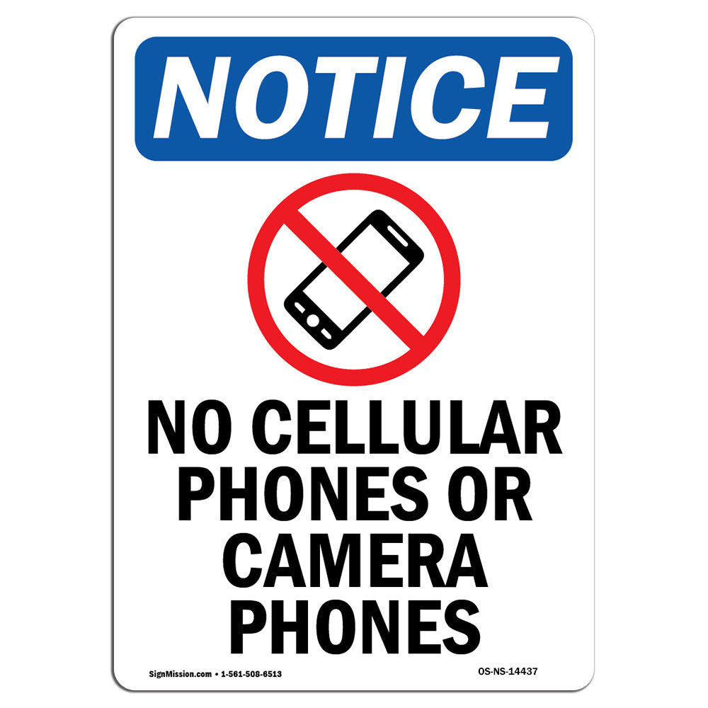 SignMission No Cellular Phones Sign with Symbol | Wayfair