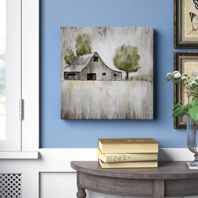 Laurel Foundry Modern Farmhouse Weathered Barn - Print & Reviews | Wayfair