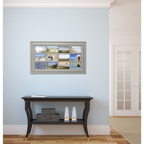 MELANNCO Window Collage Frame for wall, Farmhouse, Displays 4x6 photos ...