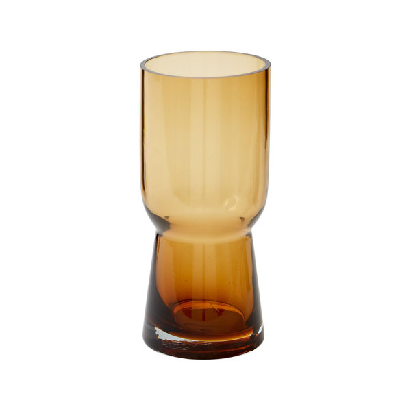 Glass-vase-amber-decor | Wayfair