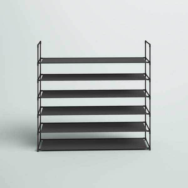 Zipcode Design™ Space Saving 30 Stackable Shoe Rack & Reviews | Wayfair