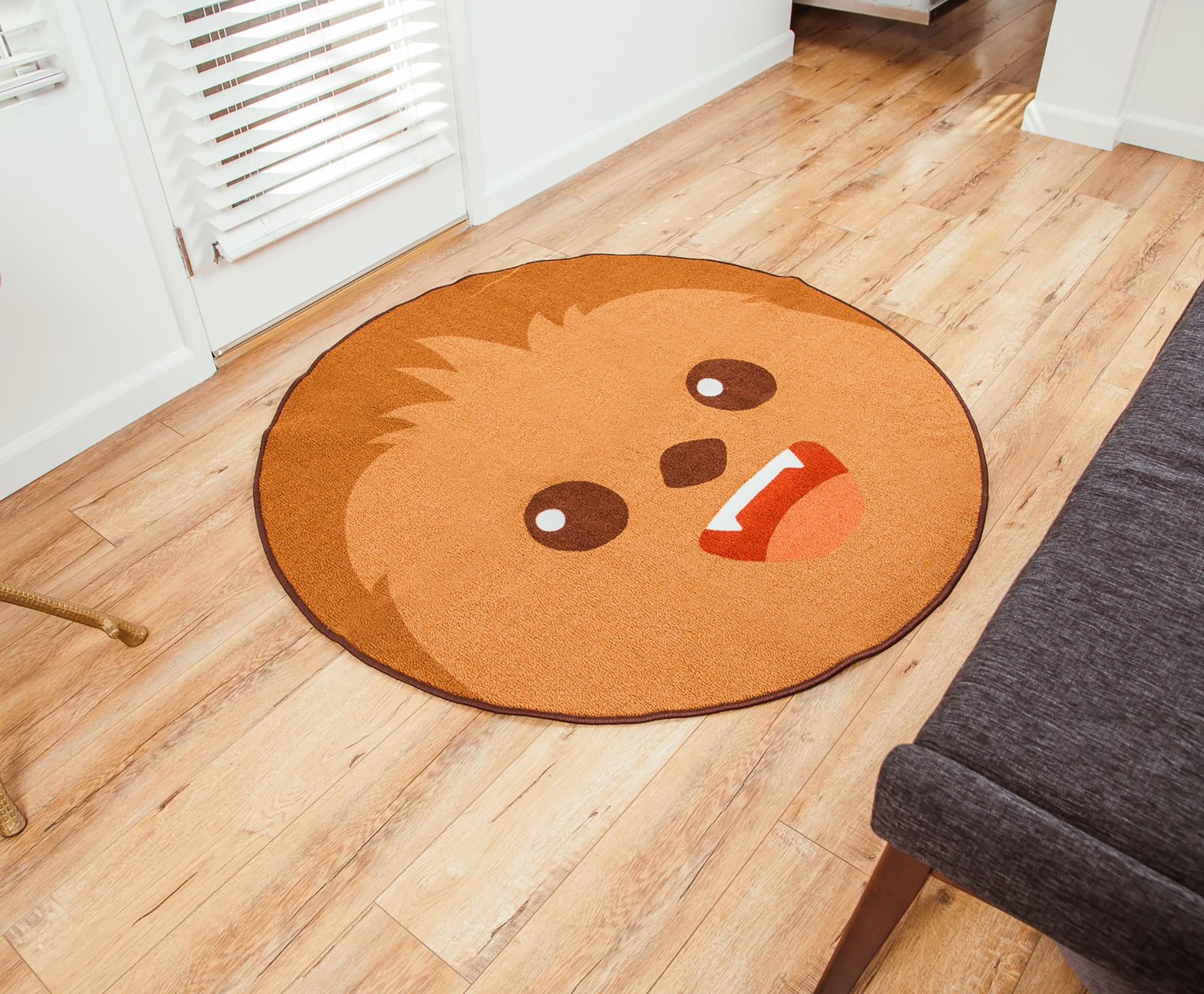 Ukonic Star Wars Chewbacca Round Area Rug | 52 Inches | Wayfair