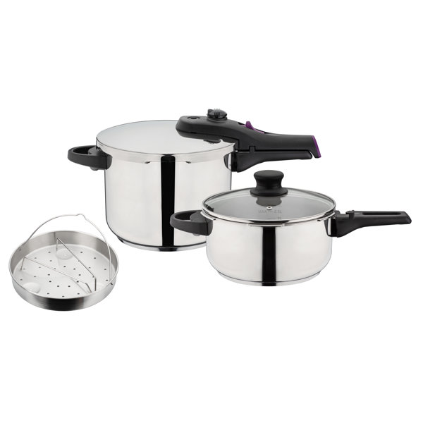 GSW Pressure Cooker Set GSW System Rapid 22cm / 6 Piece | Wayfair.co.uk