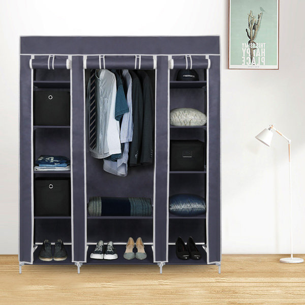 Rebrilliant Holms 45Cm Portable Wardrobe | Wayfair.co.uk