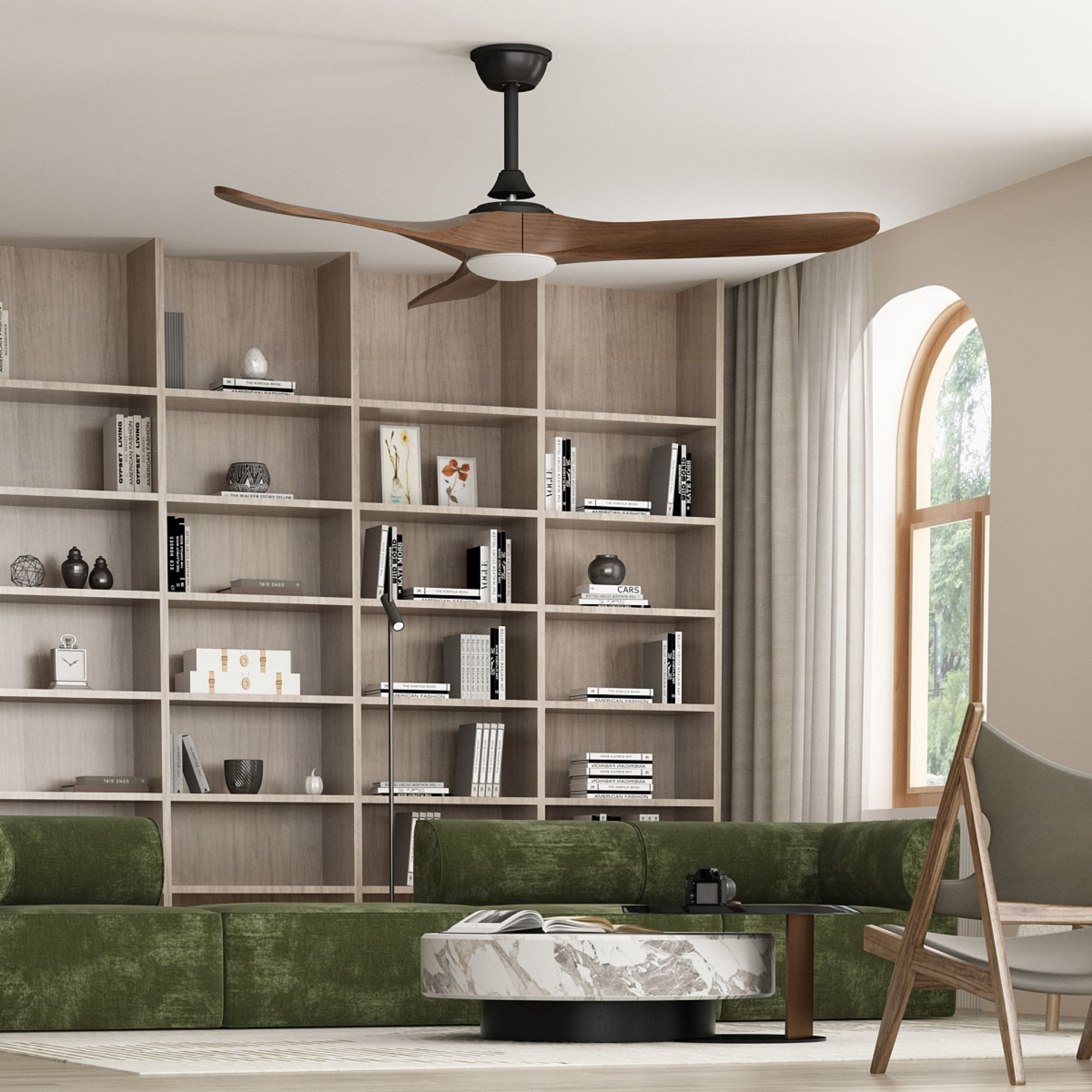 Ivy Bronx Blairsburg Ceiling Fan with LED Lights | Wayfair