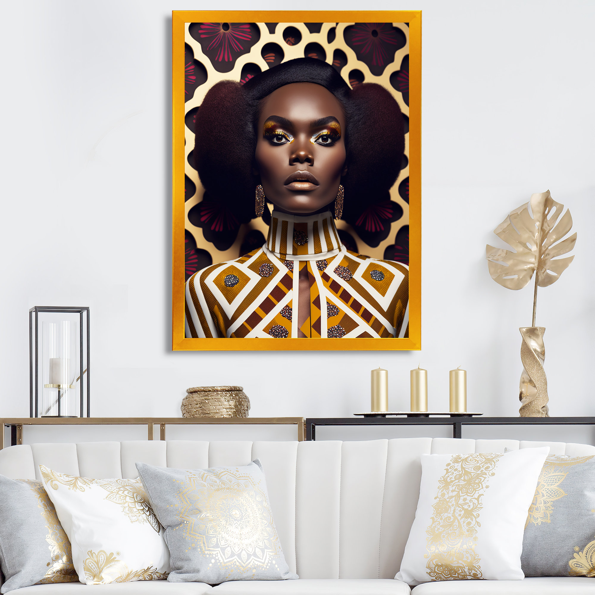 Dakota Fields Avant-Garde Elegant African Woman V Avant-Garde Elegant ...