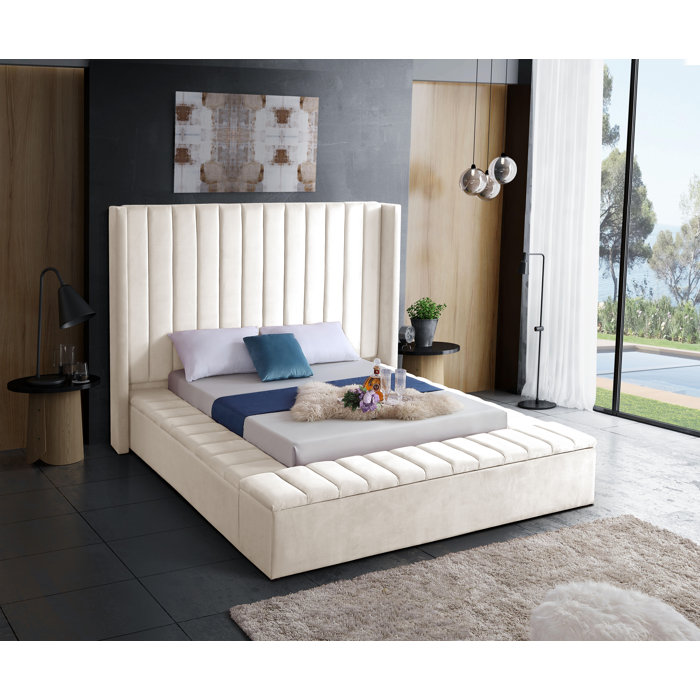 Everly Quinn Rick Upholstered Bed & Reviews | Wayfair