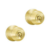 Premier Lock Complete Entry Lever Set with Single Cylinder Deadbolt ...