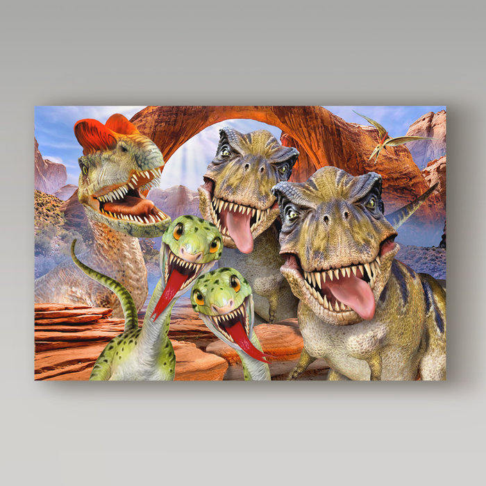 Trademark Art Goofy Dinosaurs by Howard Robinson - Graphic Art on ...