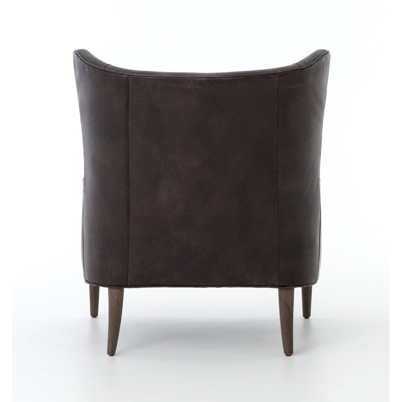 Perth Leather Wingback Chair | Birch Lane