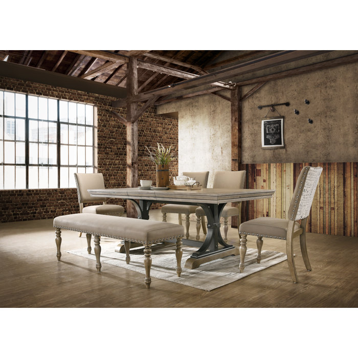 One Allium Way® Dasher Extendable Dining Set & Reviews | Wayfair