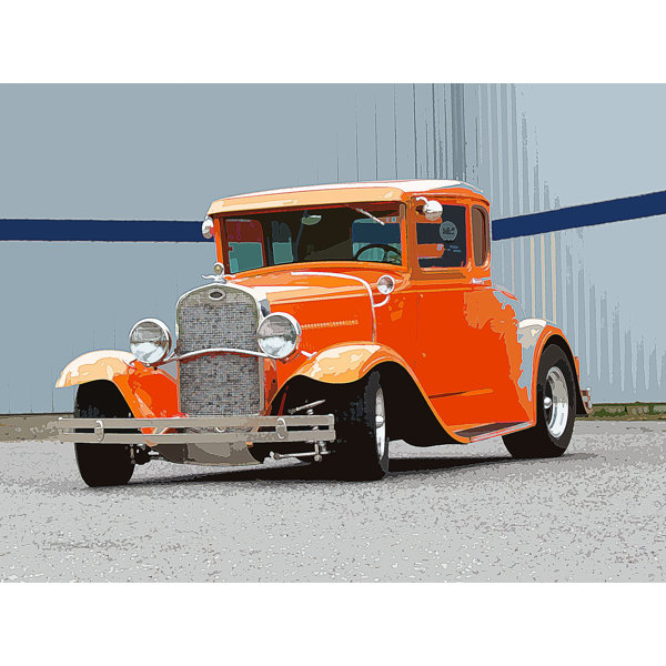 Ebern Designs 1930 Ford Hot Rod 2 - Wrapped Canvas Print | Wayfair
