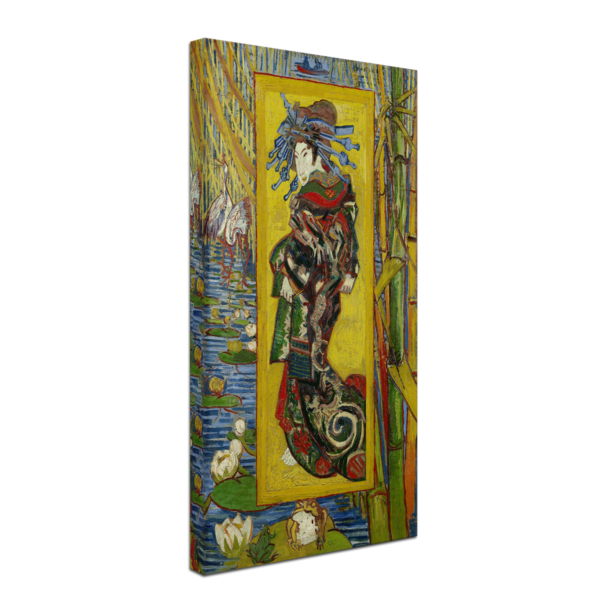 Vault W Artwork Courtesan After Eisen On Canvas by Vincent Van Gogh ...