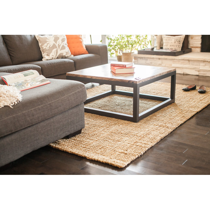 Birch Lane™ Asta Hand-Loomed Jute Indoor Area Rug in Andes Natural ...