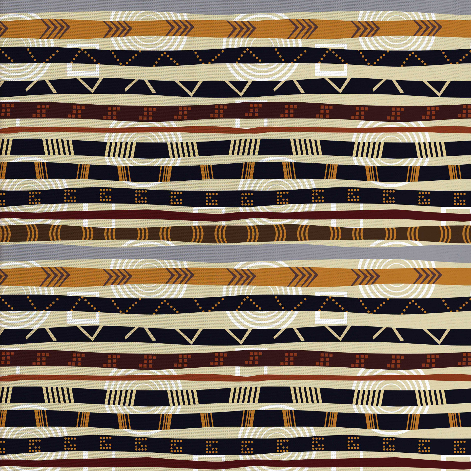 East Urban Home Ethnic Forms Fabric | Wayfair