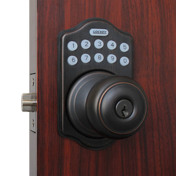 Lockey USA One Sided Keyless Deadbolt & Reviews | Wayfair