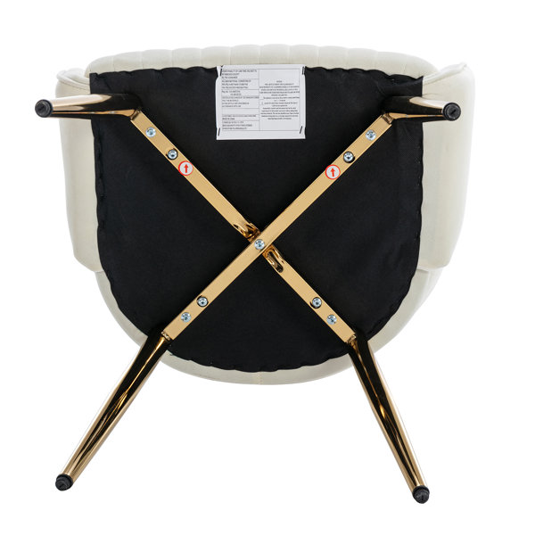 Everly Quinn Velvet Arm Chair & Reviews | Wayfair