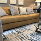 17 Stories Edna Performance Cream/Teal Rug & Reviews | Wayfair