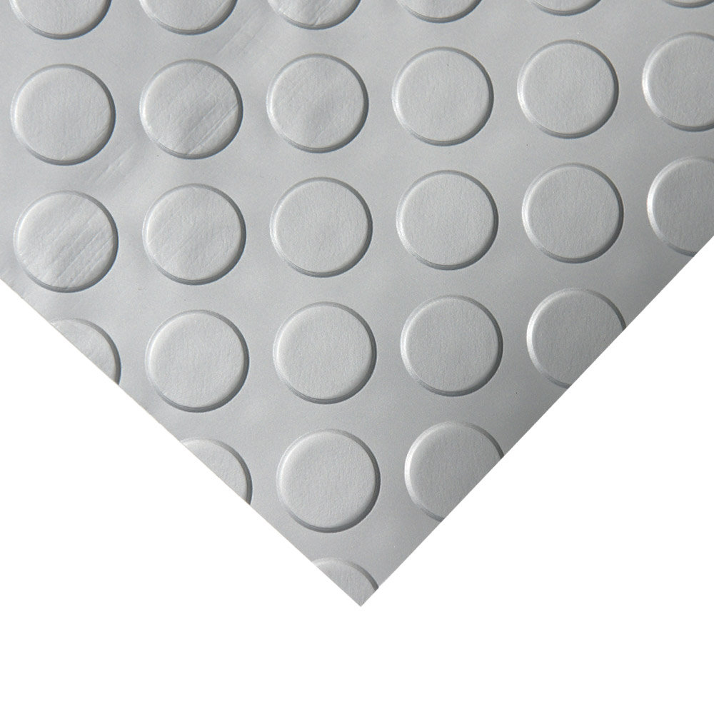 Rubber-Cal, Inc. Metallic "Coin-Grip" 4 ft. x 15 ft. Garage Flooring ...